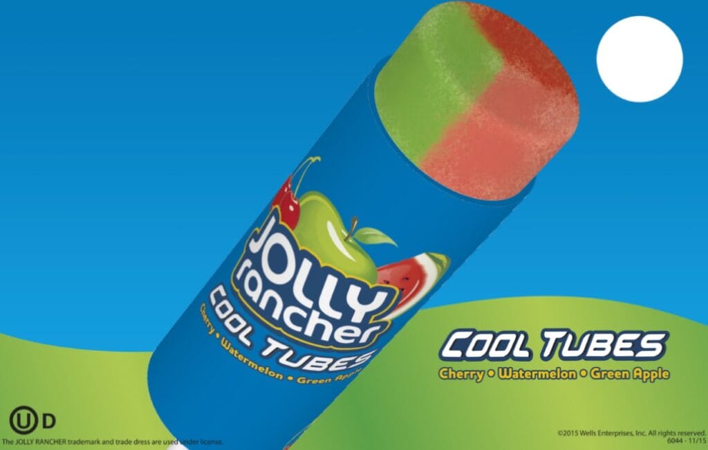 Blue Bunny - Jolly Rancher Cool Tubes ICE Cream - Super Star Ice Cream