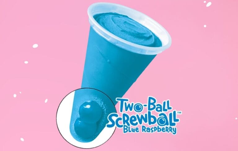 Blue Bunny - Two Ball Screwball Blue Raspberry - Super Star Ice Cream